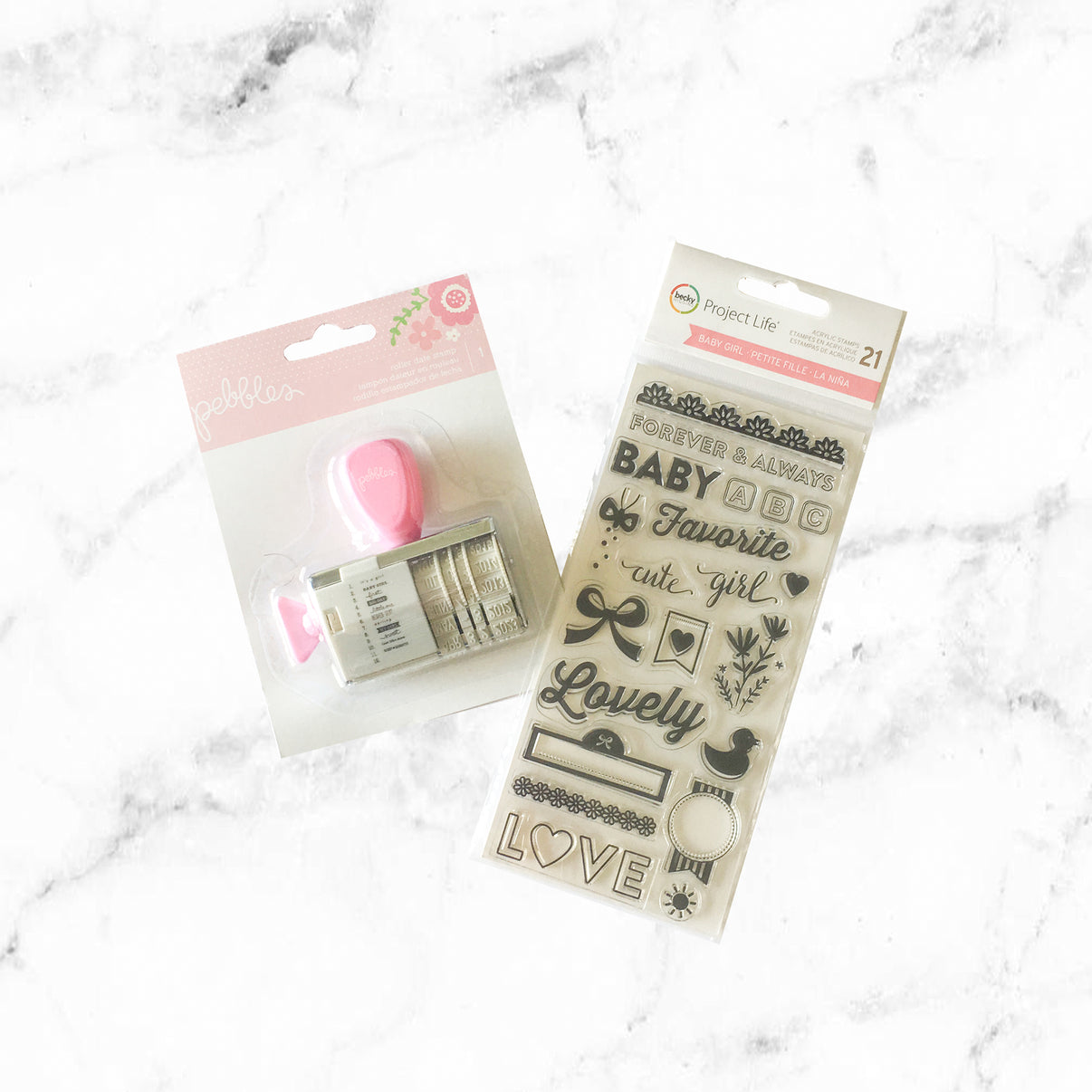 "IT'S A GIRL" STAMPS ADD-ON – Papers & Beyond